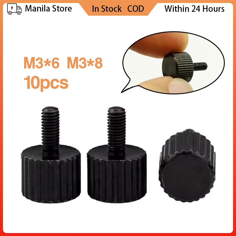 10PCS Computer Case Thumb Screws M3*6/M3*8mm Toolless Manual Adjustment ...