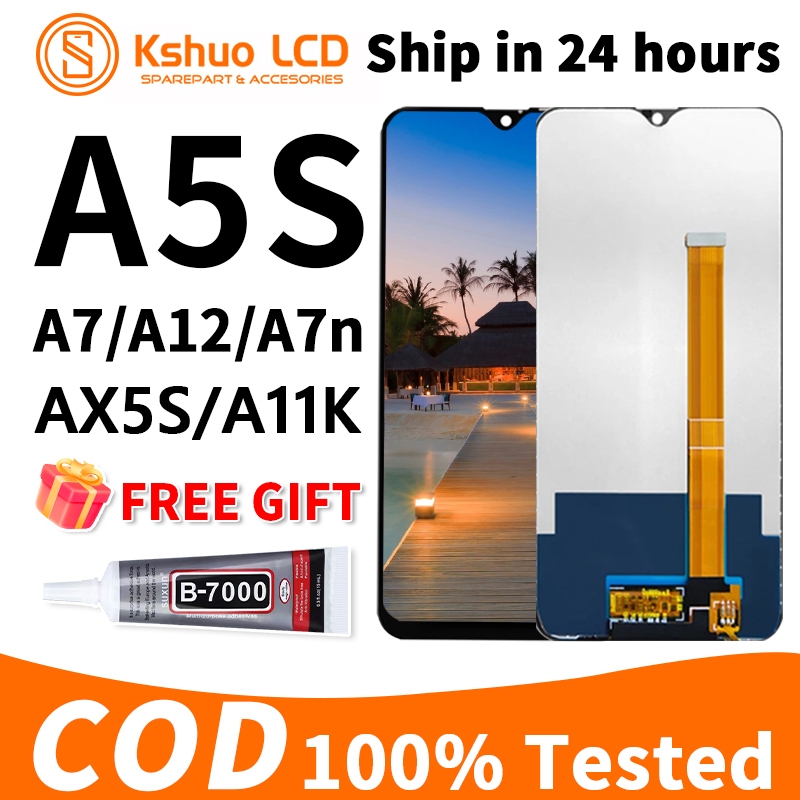 LCD For OPPO A5S / A7 / A12 / A3S / A5 / A12E / REALME 3 / 3i / A11K ...