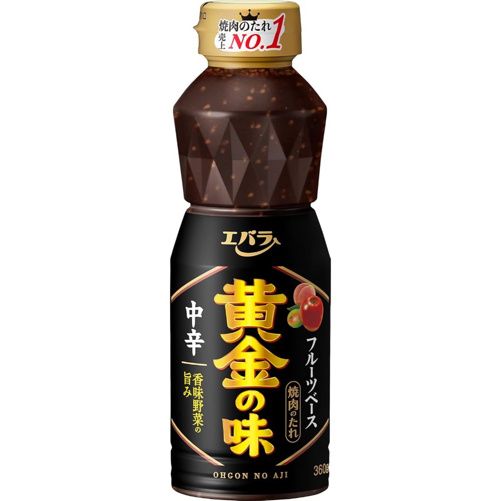 [from JAPAN] EBARA Golden Taste Medium Spicy 360g (Yakiniku-no-Tare ...