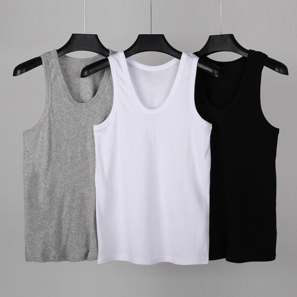 TOP MEN PH 2025 (FOR TEENS THIN) New Plain Top Small Inner Sando School ...