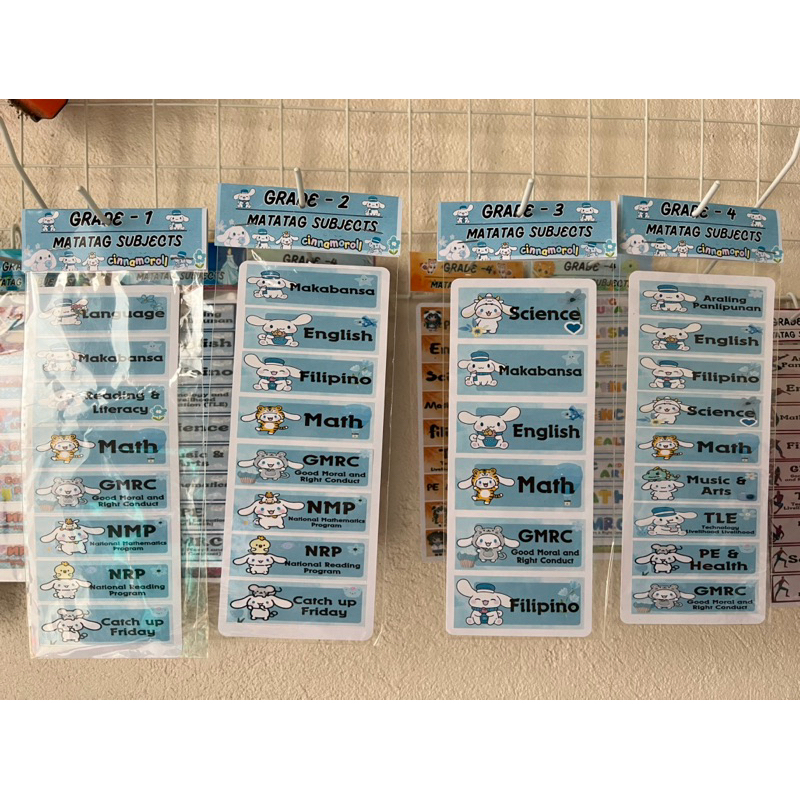 SUBJECT STICKER MATATAG AND K2 TO12 | Shopee Philippines