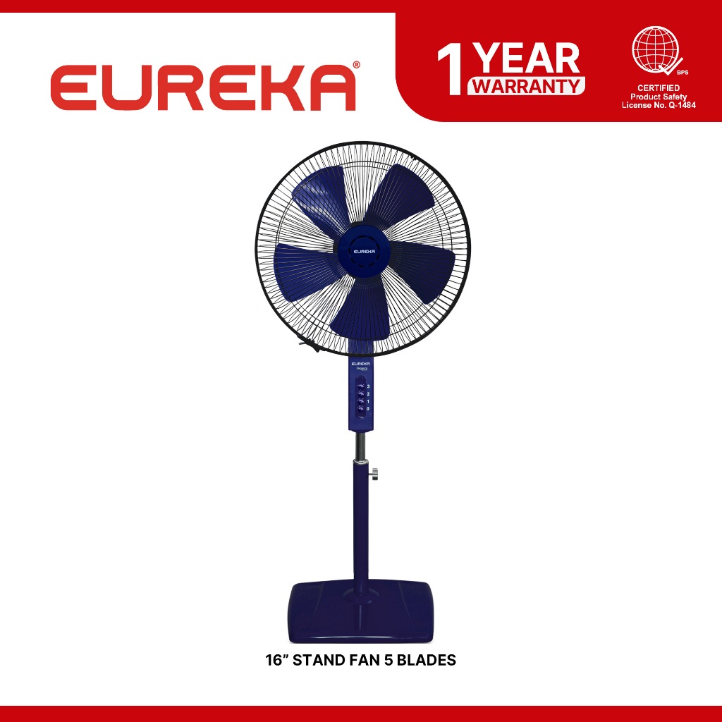 Eureka Stand Fan High Performance Motor ESF 16 Elegance 5B | Shopee ...