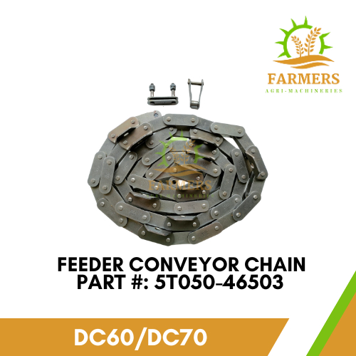 1 PC Feeder Conveyor Chain DC60 DC70 DC70 PLUS Kubota Harvester Part ...