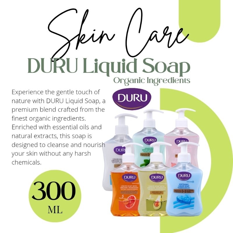 Duru Liquid Soap 300ml – Gentle, Nourishing Hand Wash | Shopee Philippines