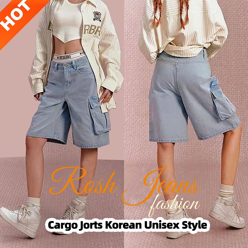 Rosh Jorts for woman Shorts for woman high waist denim shorts baggy ...