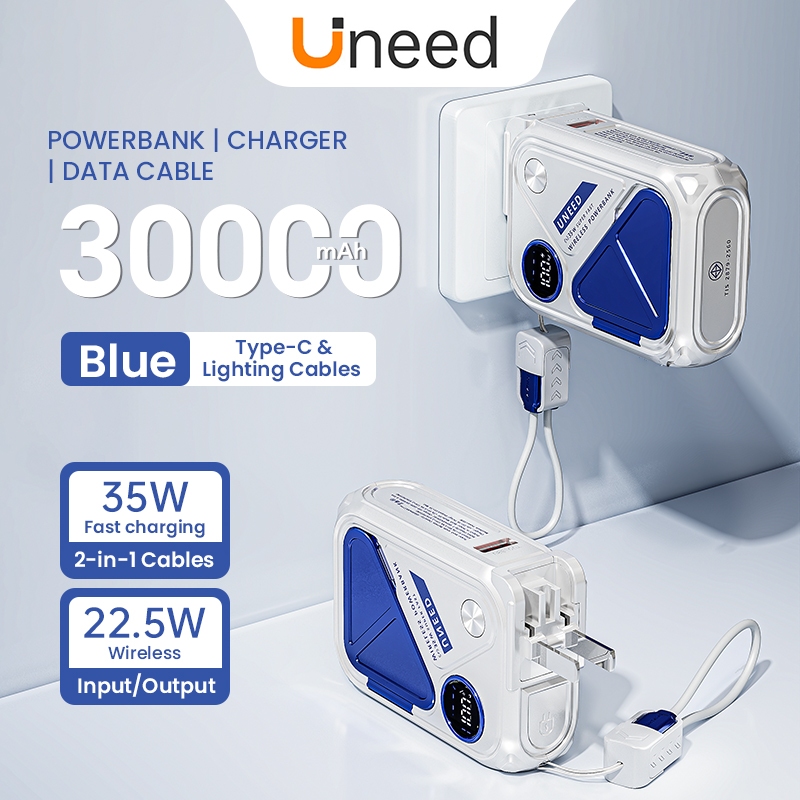 UNEED K118 30000mAh 35W Original Fast Charging Power Bank Magnetic ...