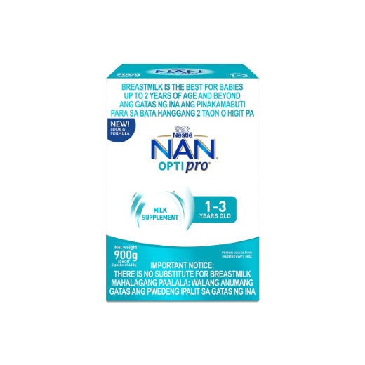 NAN OptiPro Three Milk Supplement For Children 1-3 Years Old 900g | Shopee Philippines