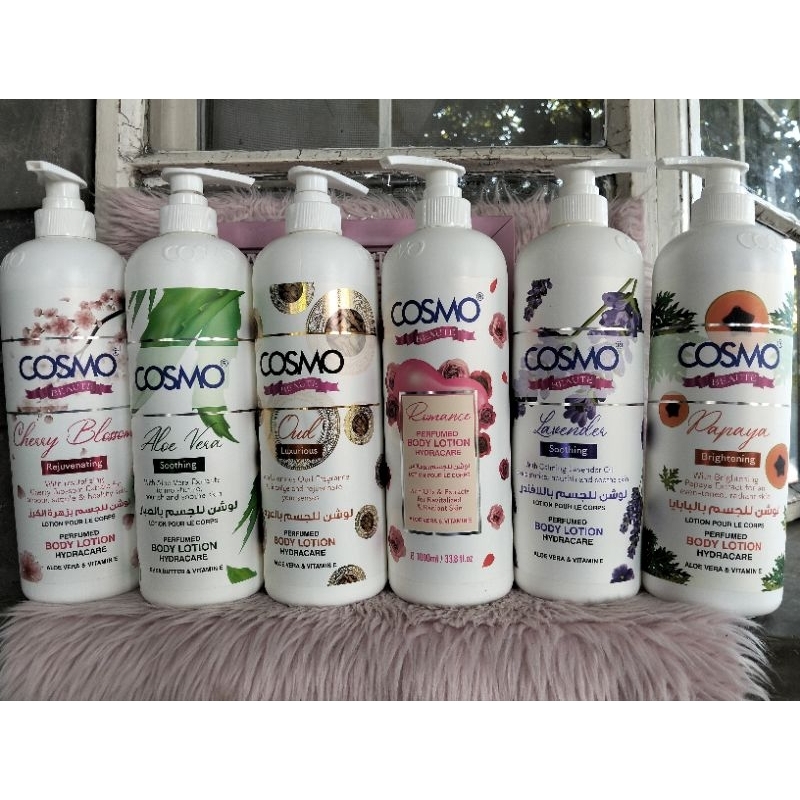 Cosmo Lotion 1000 ml Romantic and Cherry Blossom | Shopee Philippines