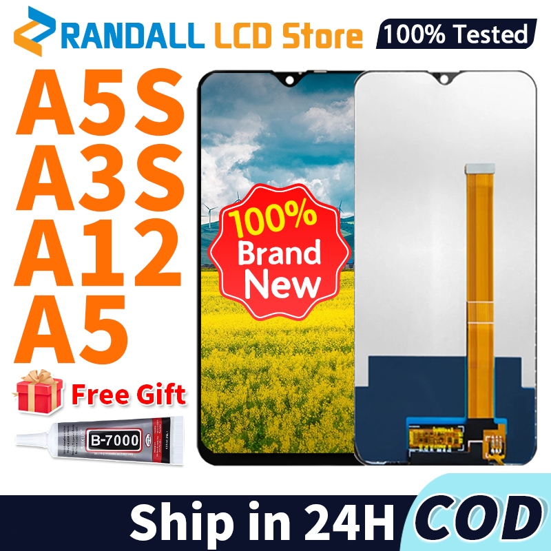 LCD For OPPO A5S / A3S / A5 / A7 / A12 / A12E Display Screen Assembly ...