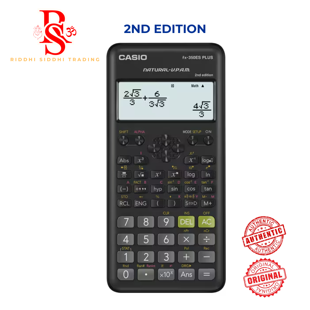 Casio FX-350ES PLUS-2 Scientific Calculator | Shopee Philippines