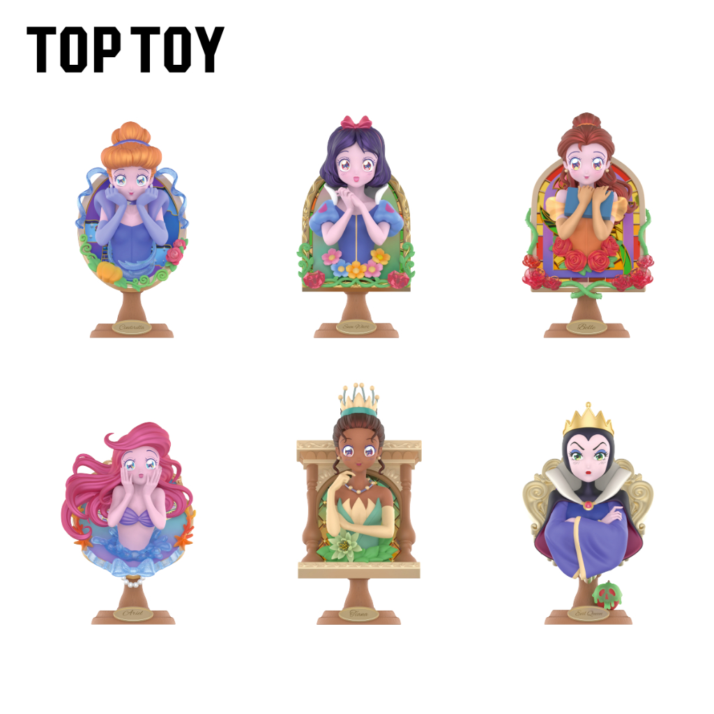 TOP TOY DISNEY Princess Mirror Secret Message Series Blind Box Set ...