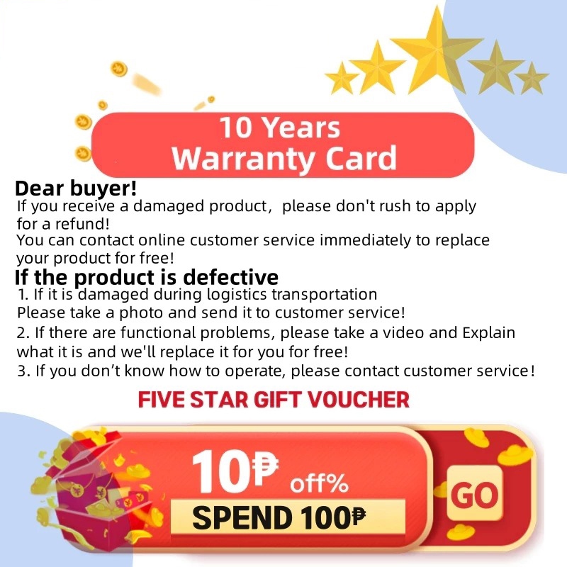 100% Our Products 10 Year VVIP Extended Warranty. | Shopee Philippines