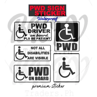 Shop pwd sign for Sale on Shopee Philippines