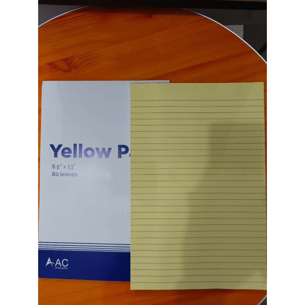 Yellow Pad Paper Tri-Gem 80Leaves 1pad (YPDSC80YP) | Shopee Philippines