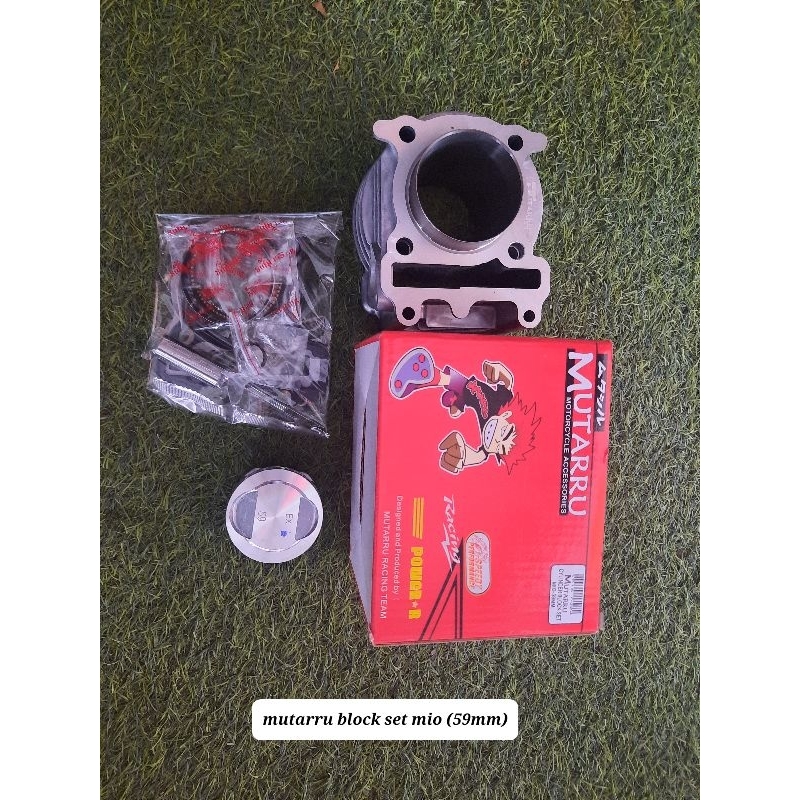 Mutarru block set for mio sporty 59mm steel bore | Shopee Philippines