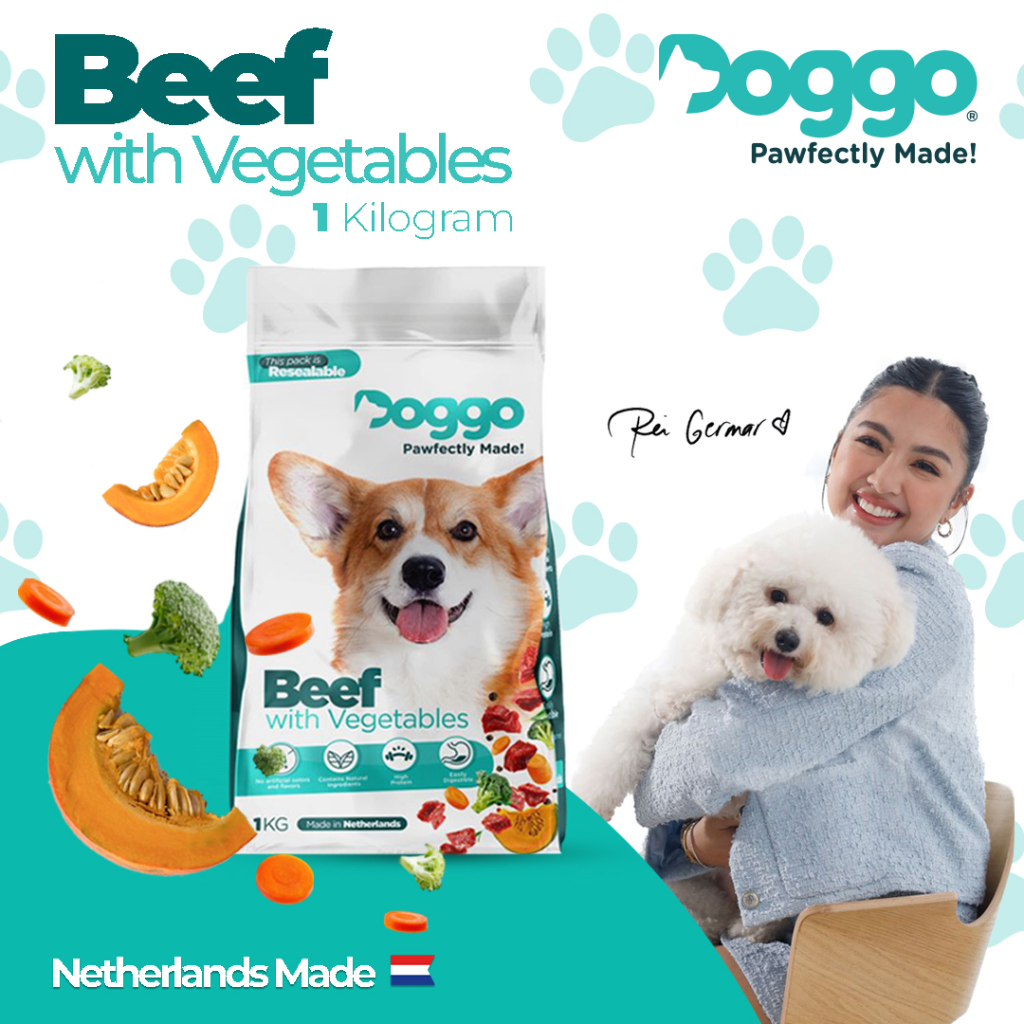 Doggo Hypoallergenic Beef with Vegetables (1kg) | Shopee Philippines