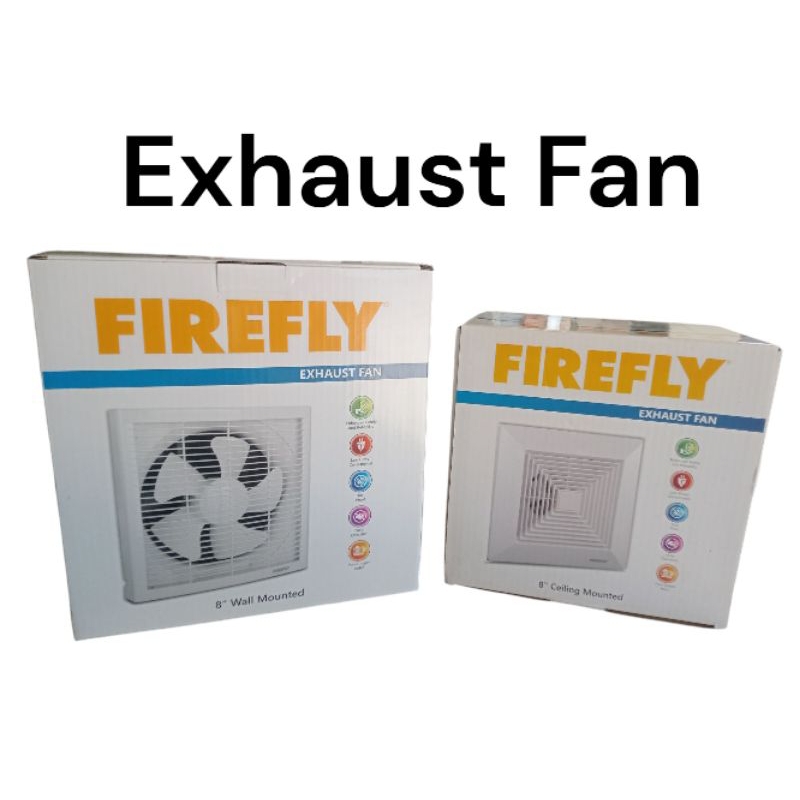 Exhaust Fan Wall Mounted and Ceiling Mounted Firefly Electrical 8 ...