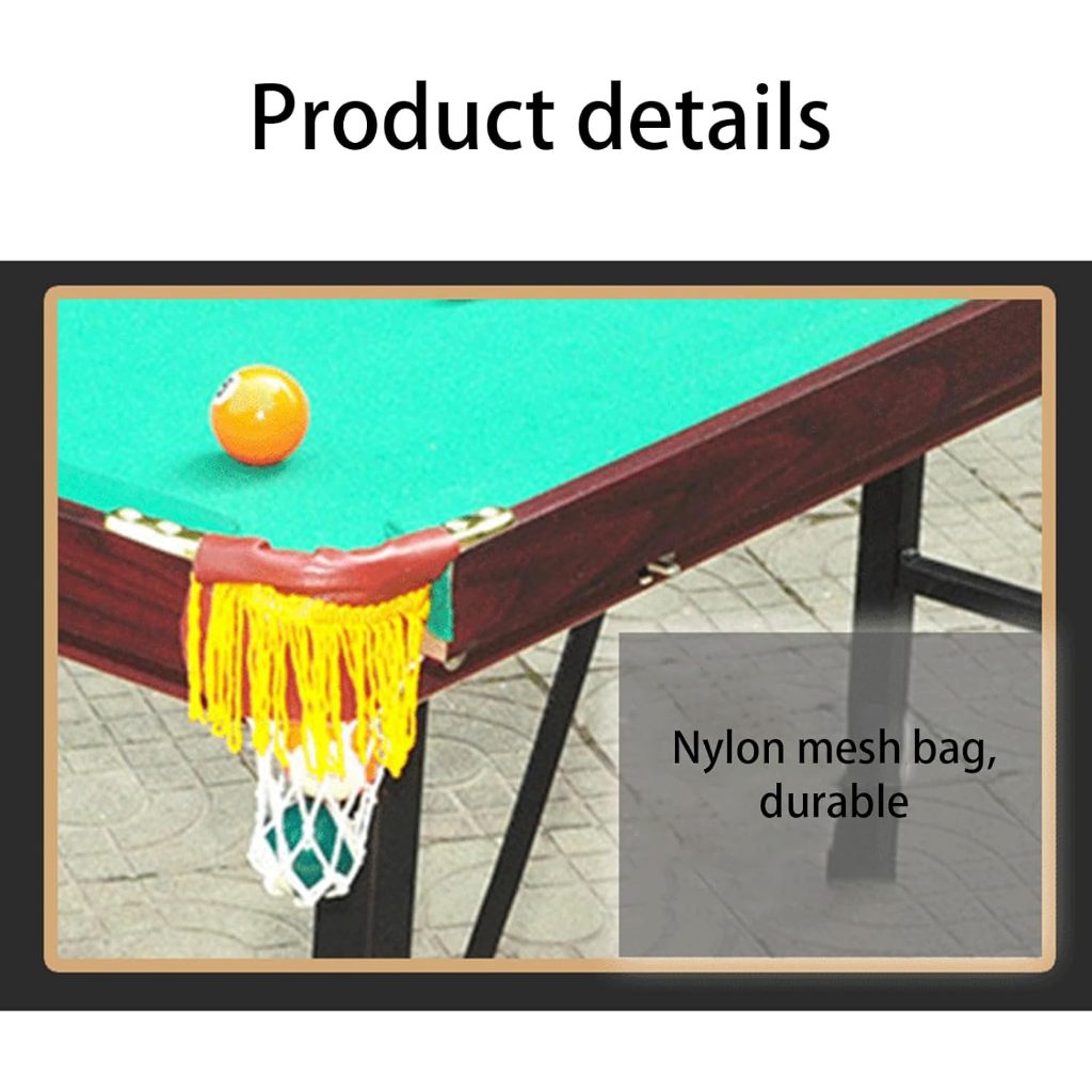 RestoreCare Adjustable Mini Billiard Table Set Wooden Tabletop Pool ...