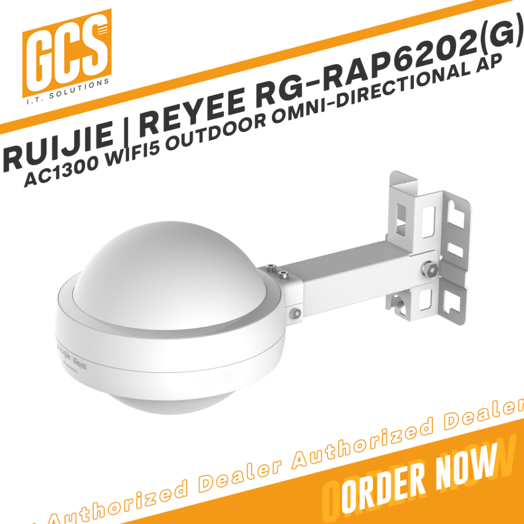 Ruijie | Reyee RG-RAP6202(G) AC1300 WiFi 5 1267Mbps Outdoor Omni ...