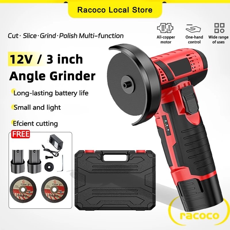 Cordless Angle Grinder 12V Portable Electric Angle Grinder Grinding ...