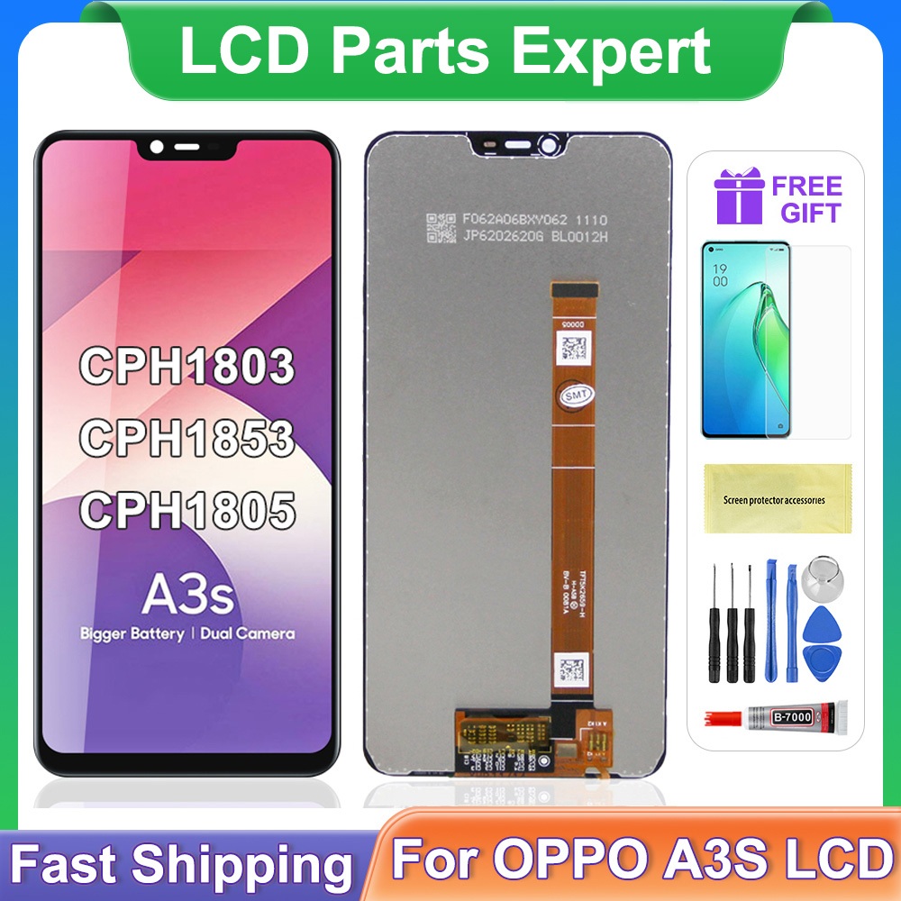 LCD For Oppo A3S / A12E / A5 / Reamle 2 Reamle C1 LCD Display Touch ...