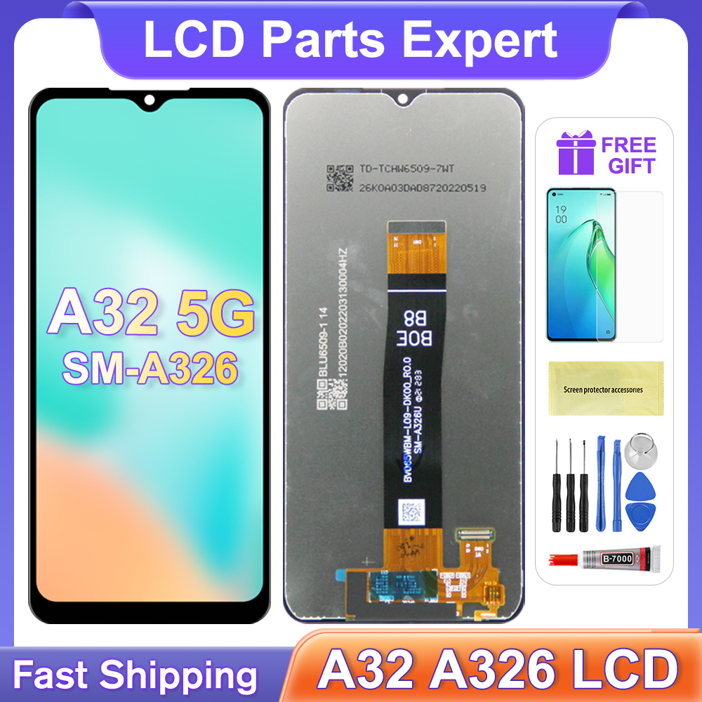 LCD For Samsung Galaxy A32 5G A326 LCD with Frame Touch Screen Display ...