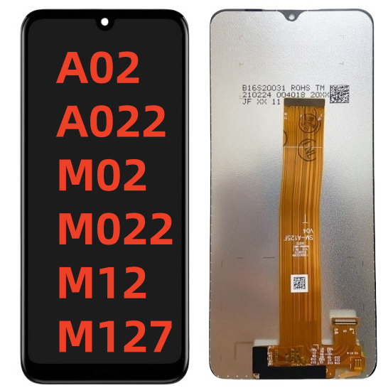 OR LCD FOR A02/A022F/A12/A125F/ M02 LCD WITH TOUCH SCREEN REPLACEMENT ...