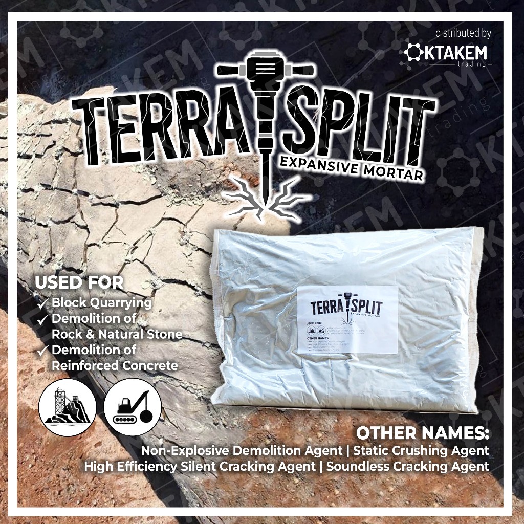 5 kg / pack - TerraSplit Expansive Demolition Grout Non-Explosive ...