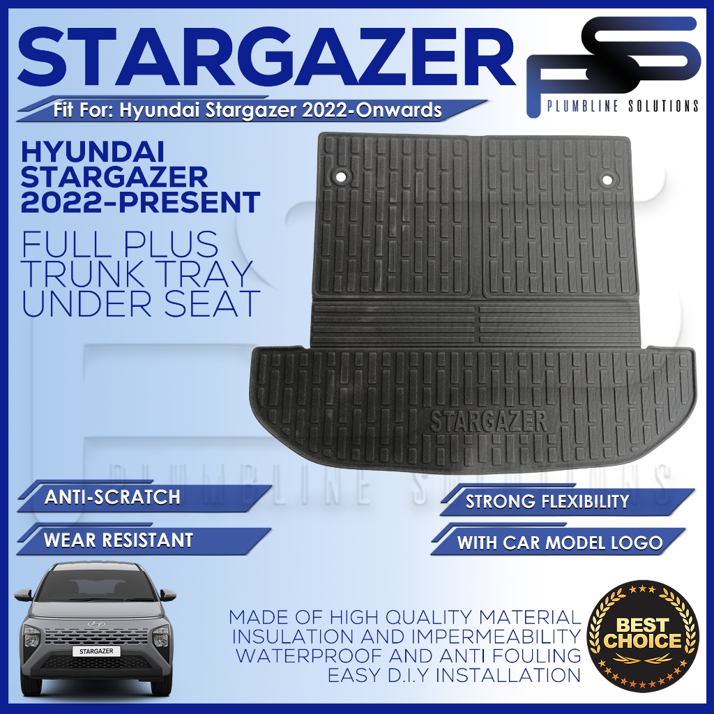 Trunk Tray Hyundai Stargazer 2022 - Onwards Cargo Matting / Car ...