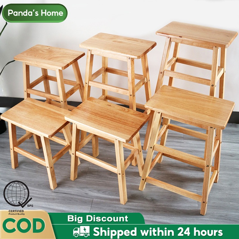 Solid Wood Stool Ladder Stool Bar Chair High Stool Bar Stool Dining ...