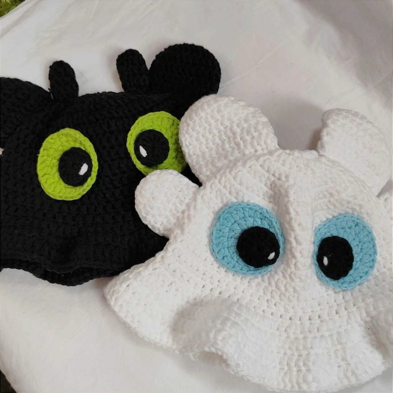 Crochet Toothless and Light Fury hat | Shopee Philippines