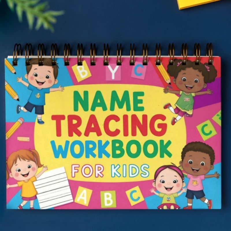 Personalized Name Tracing Practice Workbook for Kids (50 Pages ...