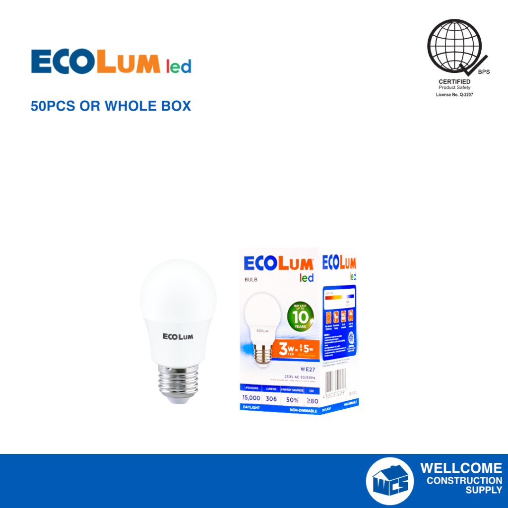 50pcs 3W DL Firefly Ecolum Light Emitting Diode LED Light Bulbs 3 watts ...