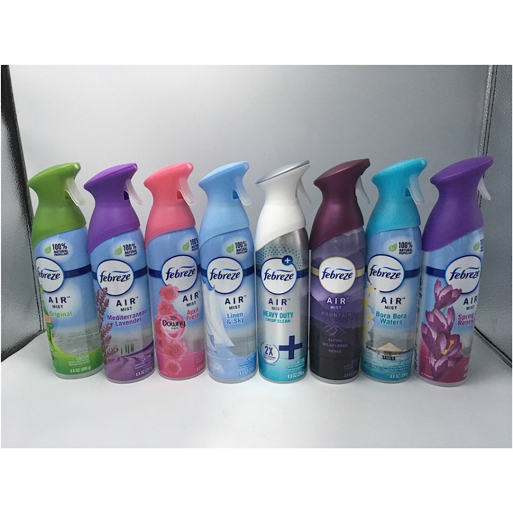 Febreze Air Mist Refresher Spray 8.8oz (250g) / Air Mist 185ml | Shopee ...