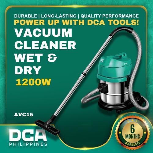 DCA AVC15 Vacuum Cleaner 1200W | Wet & Dry Cleaning with HEPA Filter ...