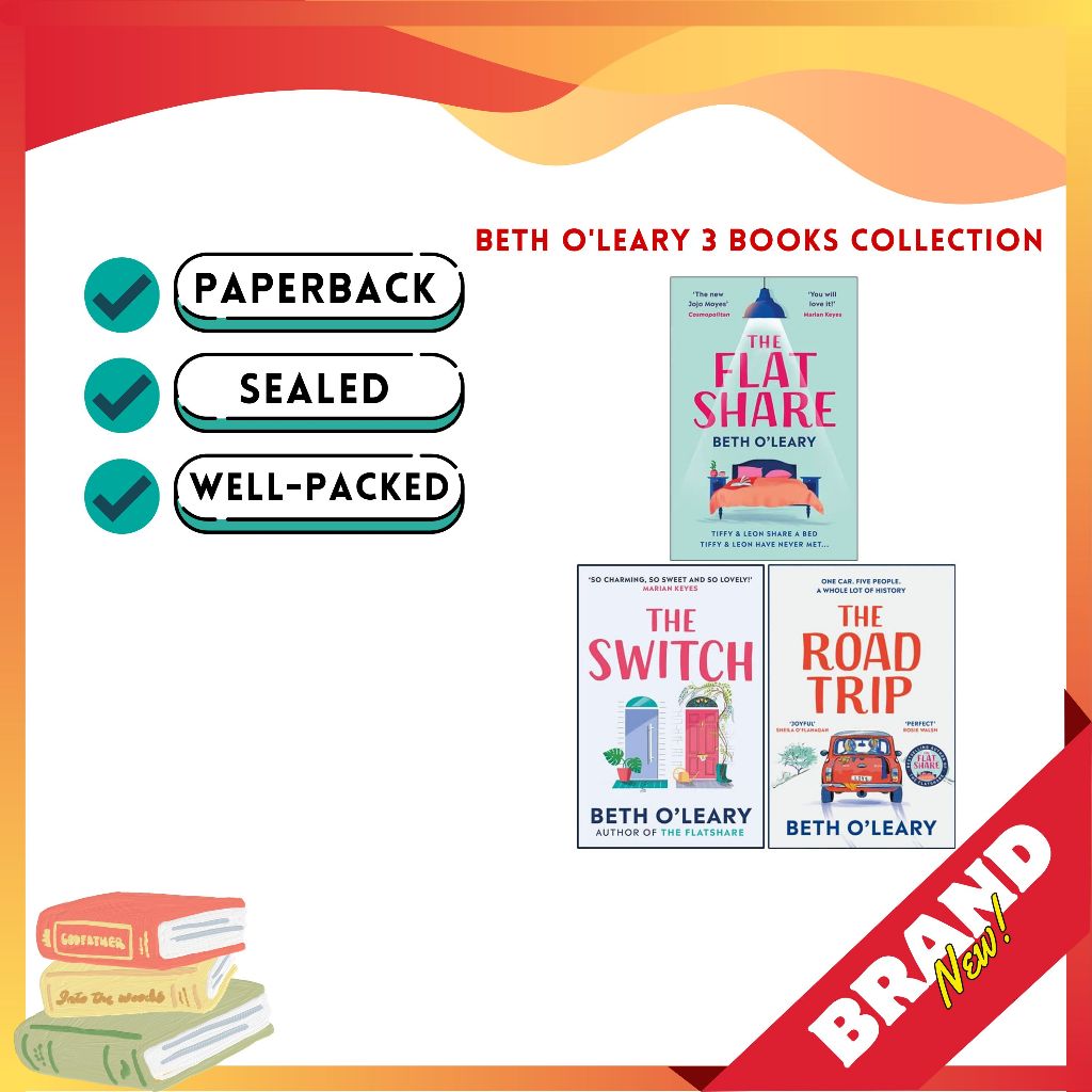 Beth O'Leary 3 Books Collection Set (The Flatshare, The Switch, The ...