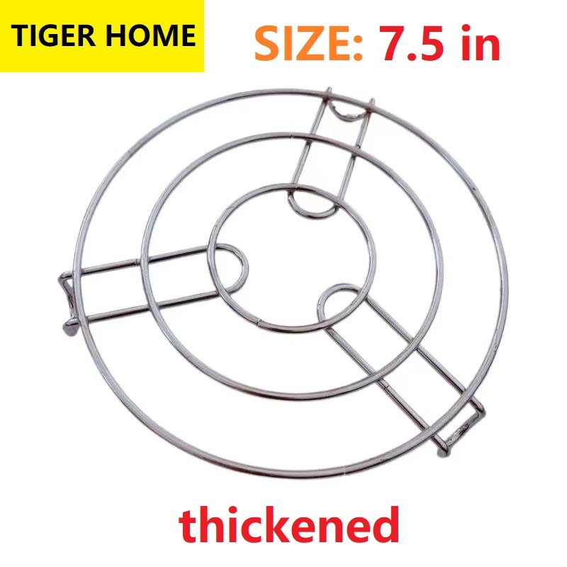 COD 7.5 Inch Stainless Steel Steam Rack Pot Holder Round Pot Stand ...