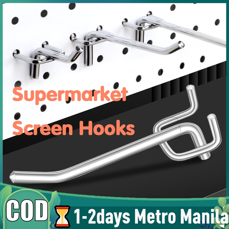 5-20cm Supermarket Screen Hooks For Screen And Grid Wall Wire Mesh ...