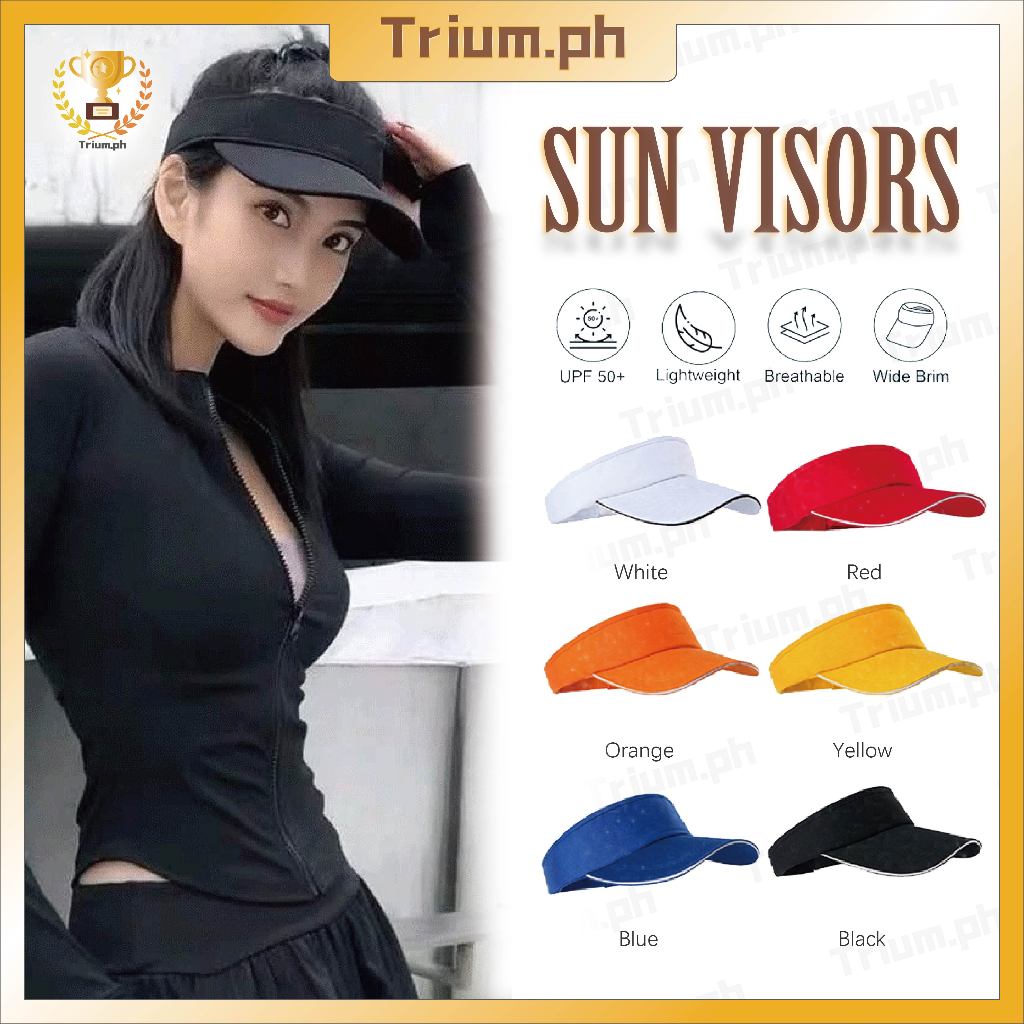 Outdoor Sun Visors PLAIN Caps Hat very Good Quality Visor caps ...