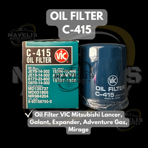 Oil Filter VIC C-415 Mitsubishi Lancer / Galant / Expander / Adventure ...