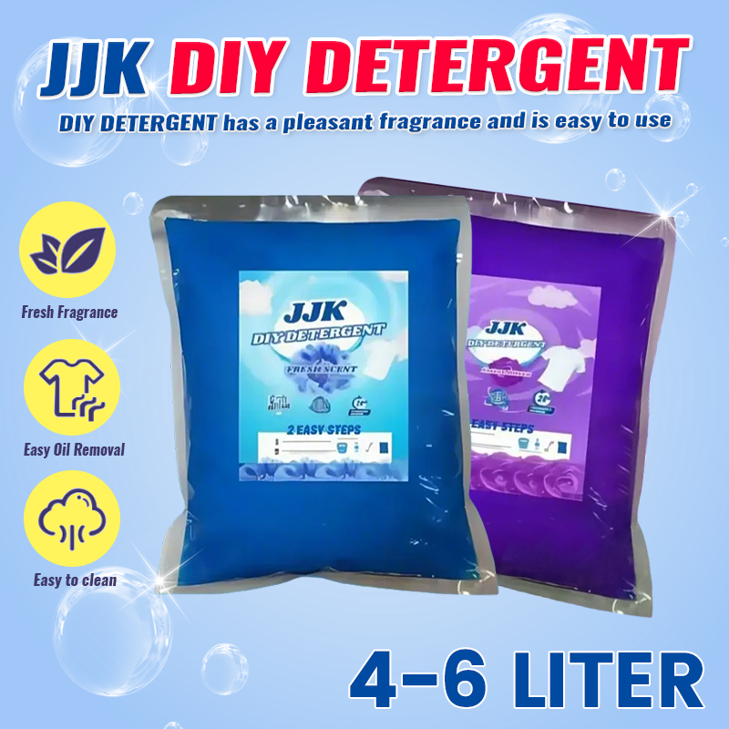 JJK LIQUID LAUNDRY DETERGENT 18LITERS YIELD INSTANT EASY MIX Makes 18 ...
