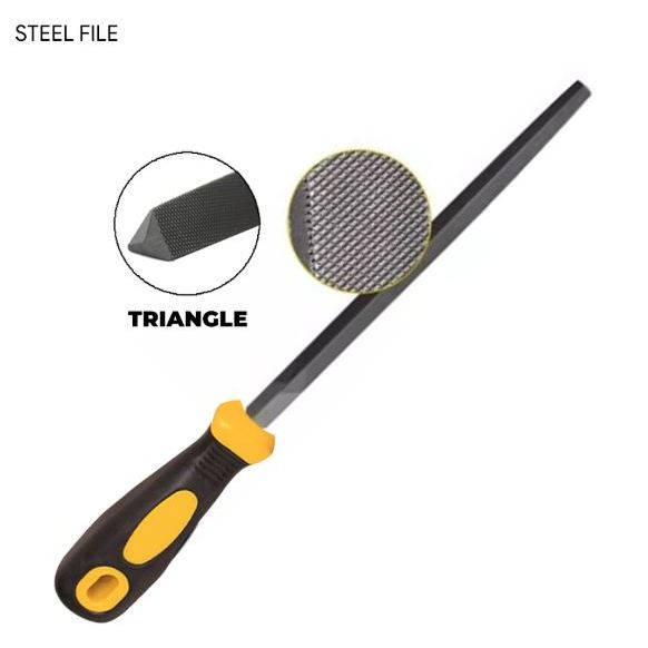 TRIANGULAR STEEL FILE 8 INCHES | Shopee Philippines