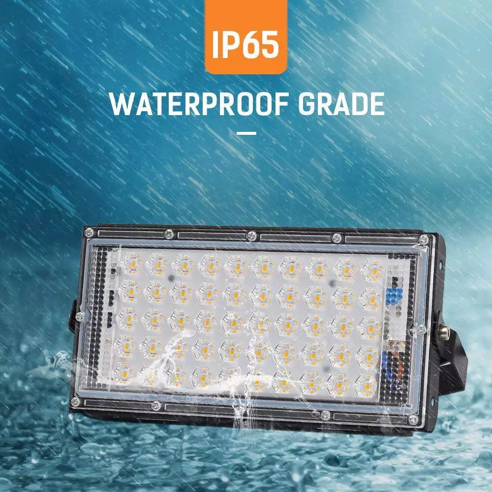 Gold Star LED Flood Light Spotlight 220V 50W Outdoor Street Lamp ...