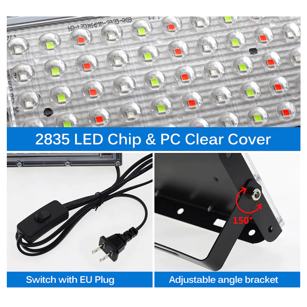 Gold Star LED Flood Light Spotlight 220V 50W Outdoor Street Lamp ...