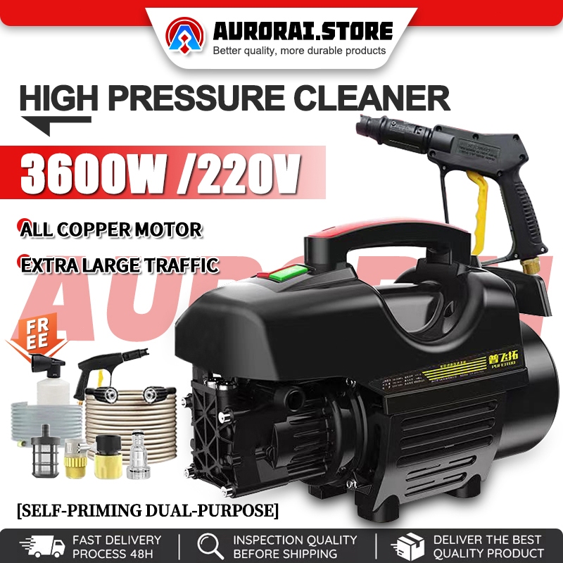 3600W portable high pressure car cleaning machine spray type high pressure car cleaning machine ...