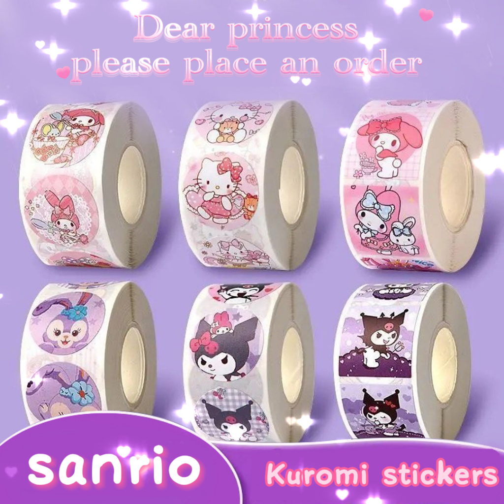 Sanrio Kuromi 500PCS Sticker Bundle Cartoon DIY Waterproof Decals for ...