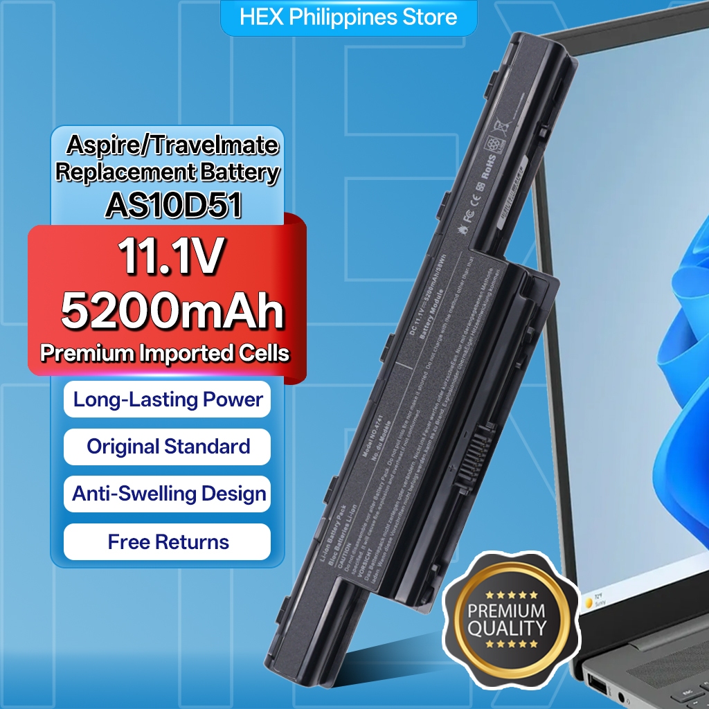 Acer Laptop Battery Travelmate P243 P243-M P243-MG P643 P643-M P643-MG ...