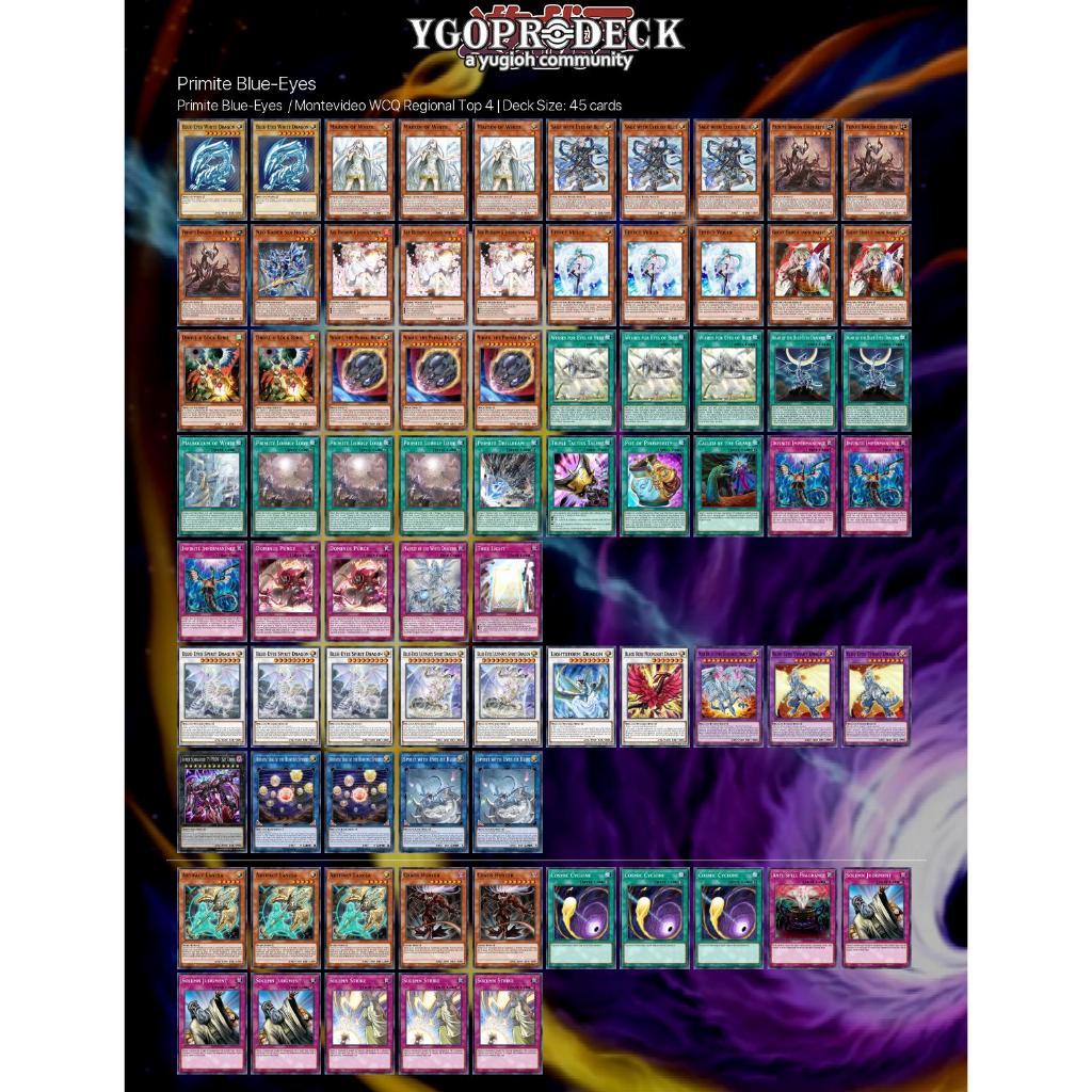 Yugioh Structure Deck: Primite Blue-Eyes DECK (Proxy) | Shopee Philippines