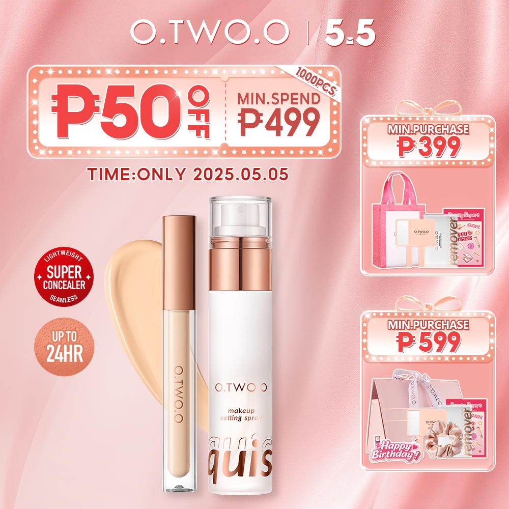 O.TWO.O Makeup Set Concealer + Setting Spray Concealer & Oil Control ...