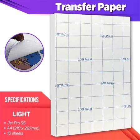 (10sheets) US Dark Transfer Paper / US Light Transfer Paper A4 Size ...